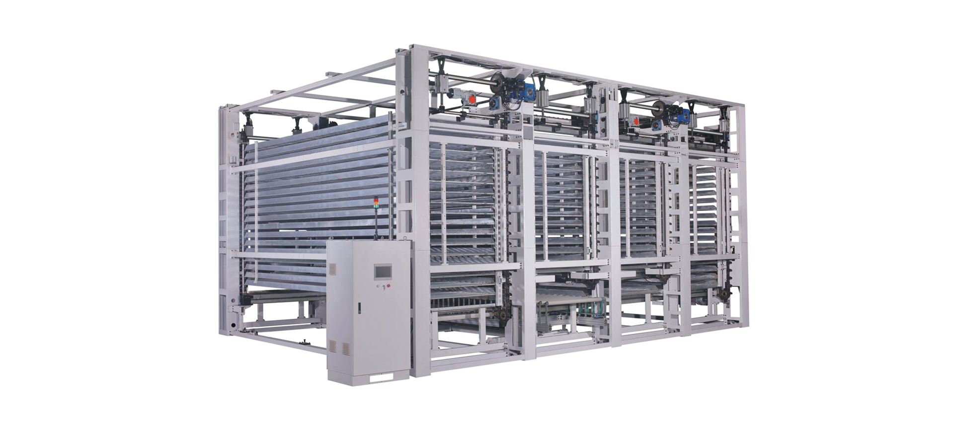 Vertical conveyor oven - Richfruits Coating